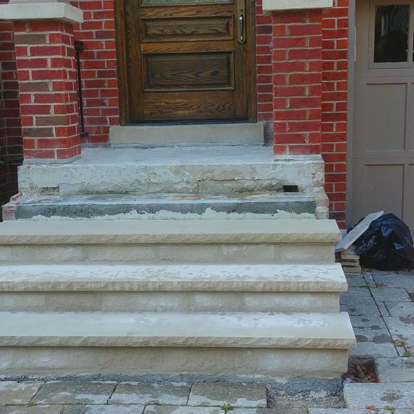 Stone Entrance Stairs Toronto - Stonework | Stoneworks | Stone Masonry